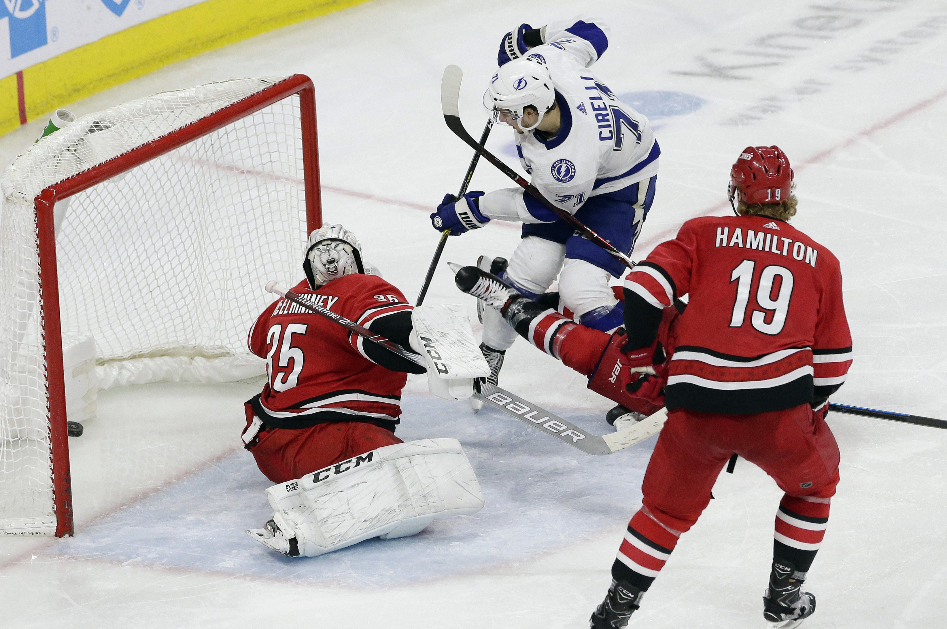 Curtis McElhinney, Dougie Hamilton, Anthony Cirelli | The North State ...