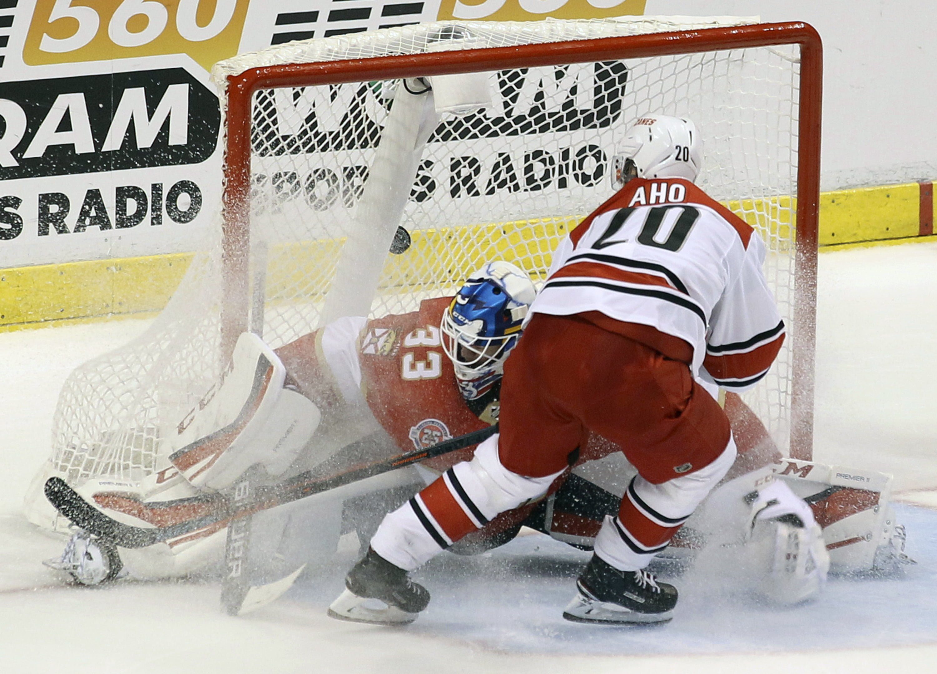 Aho nets third straight game winner as Canes stay hot in Florida | The ...