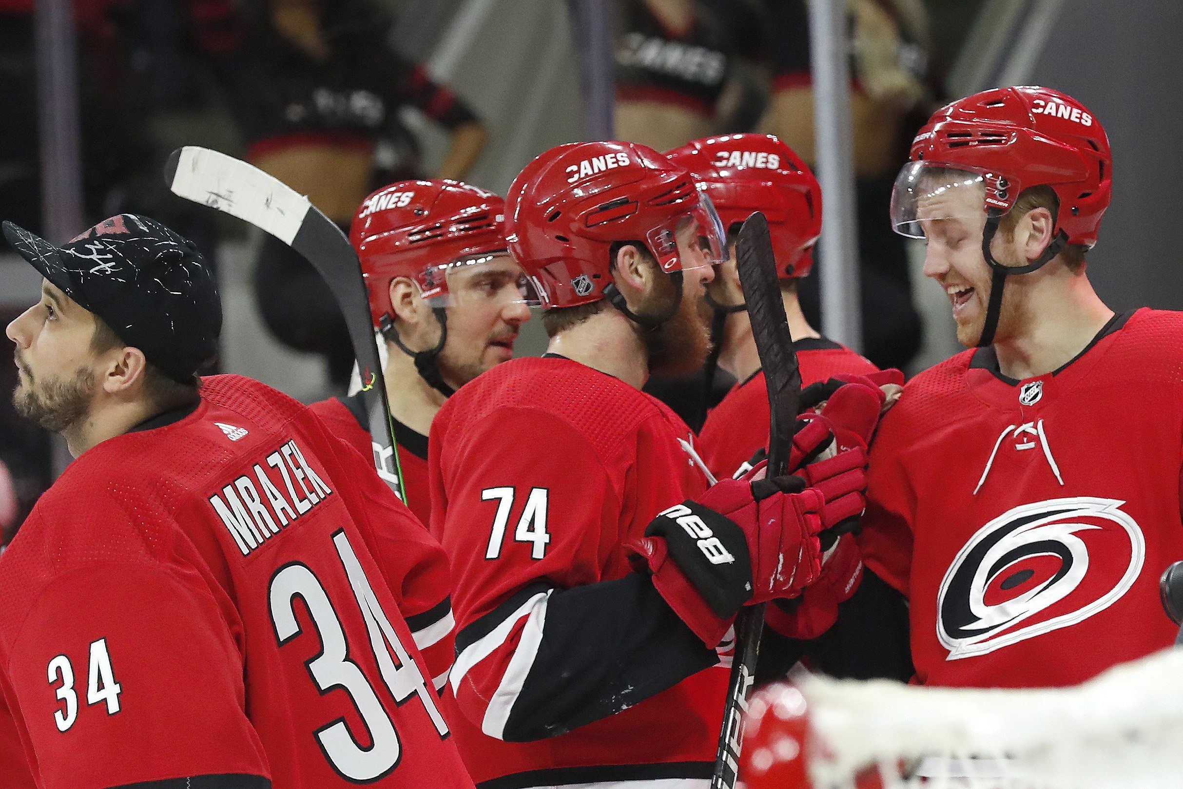 Newly signed Williams looks on as Hamilton give Hurricanes win in OT ...