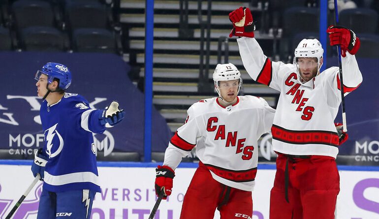 Hurricanes rebound, beat Lightning 4-1 in rematch | The North State Journal