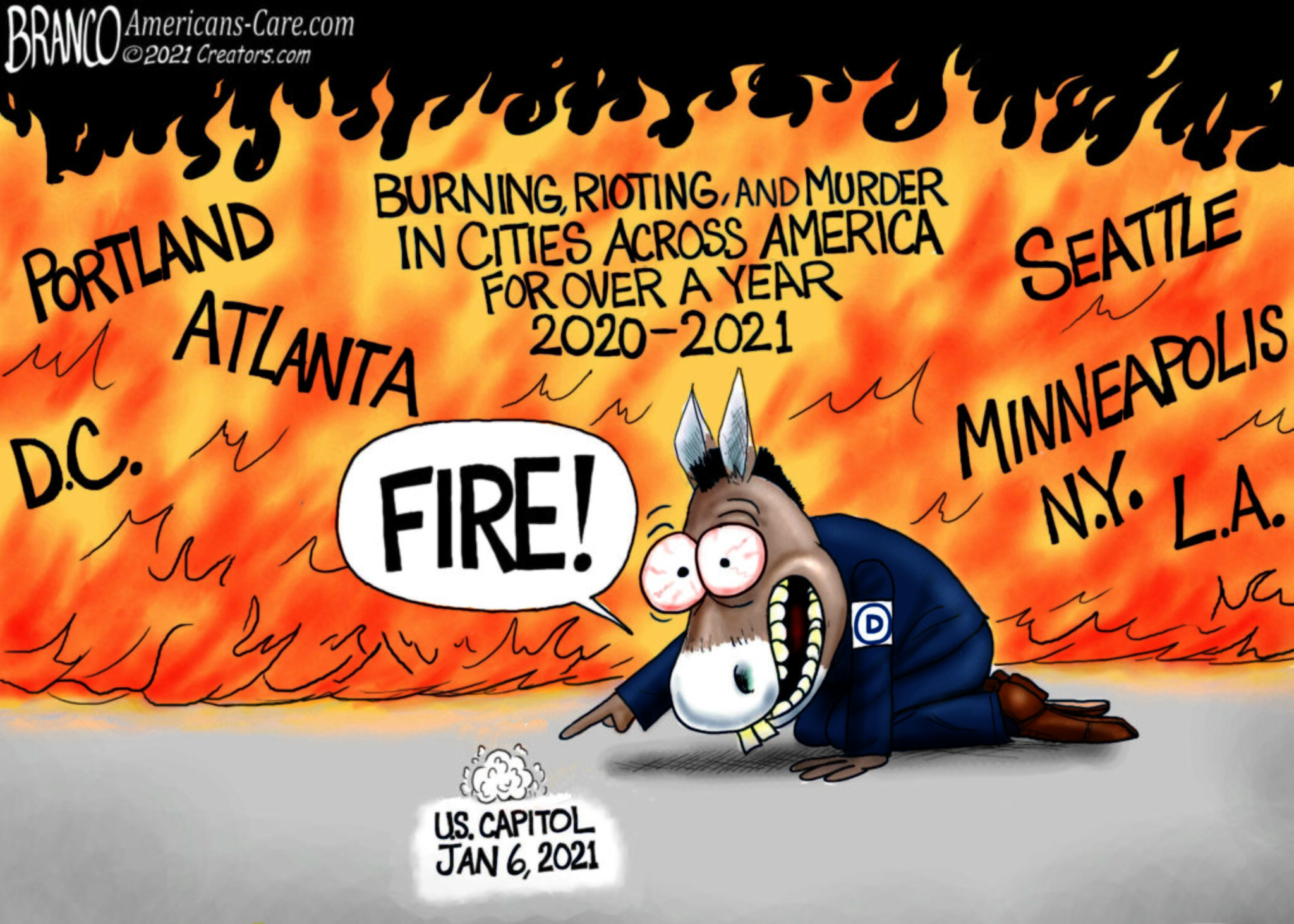 Editorial Cartoon – Riots | The North State Journal