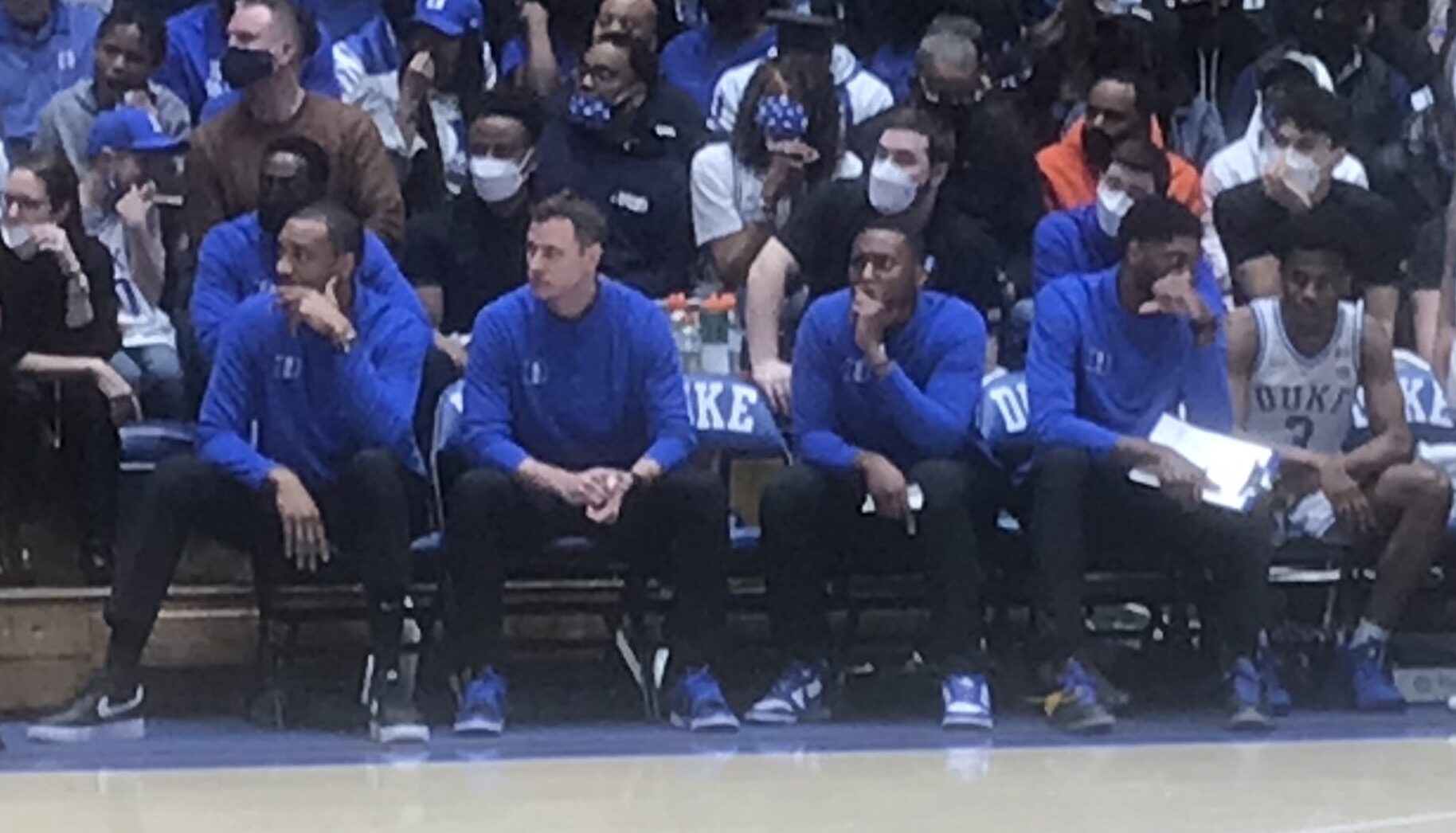 Duke escapes with win after Coach K leaves with illness | The North ...