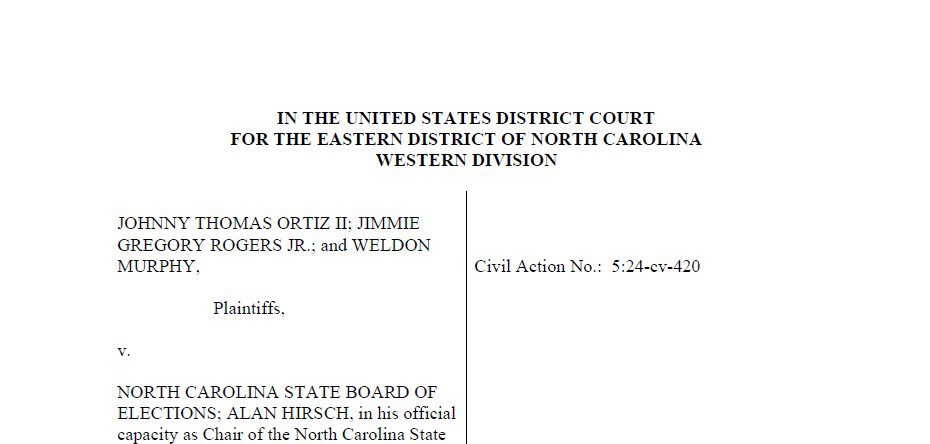 Lawsuit challenged North Carolina State Board of Elections over party ...